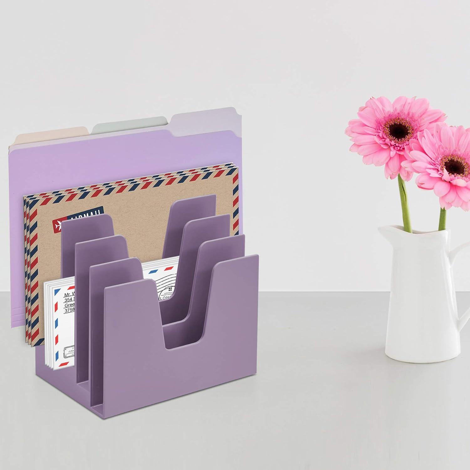 Acrimet 5 Section Incline File Sorter Organizer, Mail, Folder, Letter ...