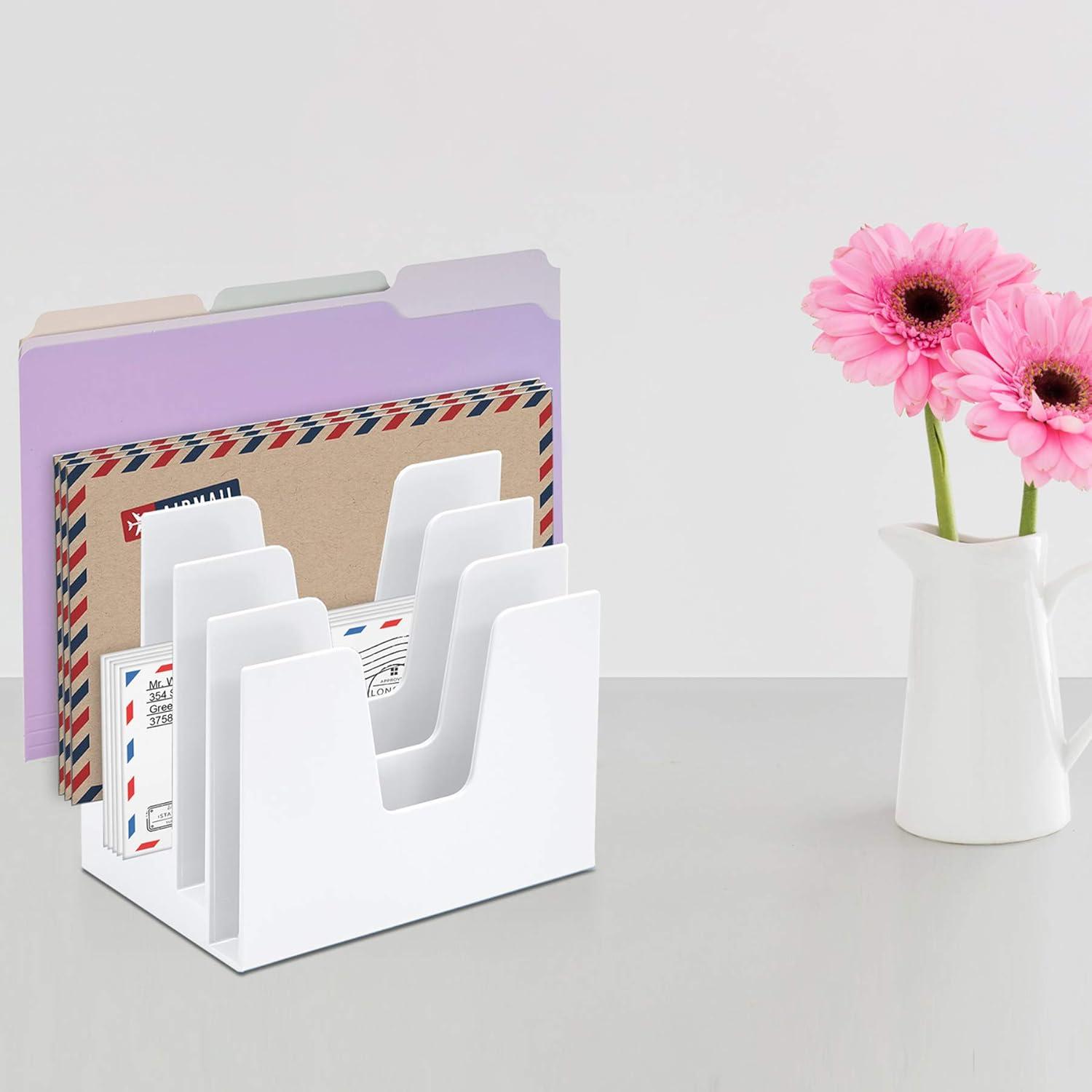 Acrimet 5 Section Incline File Sorter Organizer, Mail, Folder, Letter ...